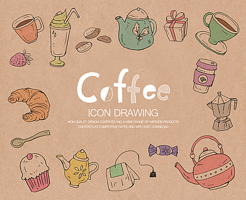 스위트디저트_001 | 유토이미지 | 상세페이지 | 베이직샵 | 일러스트 | 12687544