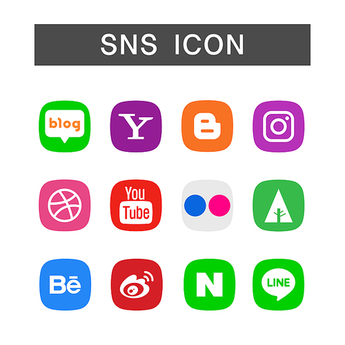 SNS ICON 004 | 유토이미지 | 상세페이지 | 무료이미지 | 아이콘 | 20327687