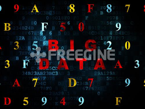 Data concept: Big Data on Digital background | 유토이미지 | 상세페이지 | 베이직샵 ...