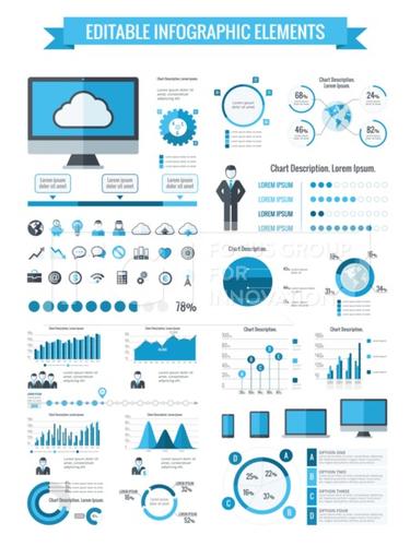 유토이미지 | Technology Infographic Elements
