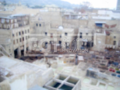 유토이미지 | Defocused Background of Traditional Tannery District in Fez. Int