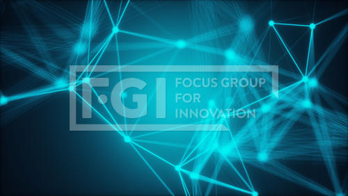 Abstract connected dots. Technology concept | 유토이미지 | 상세페이지 | 베이직샵 ...