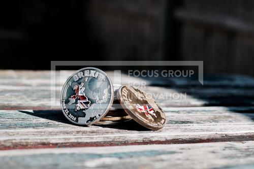 유토이미지 | Gold brexit coin