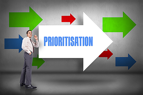 유토이미지 | Prioritisation against arrows pointing