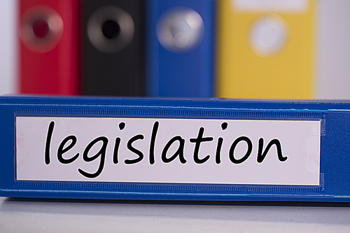 유토이미지 | Legislation on blue business binder