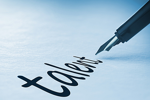 유토이미지 | Fountain pen writing Talent