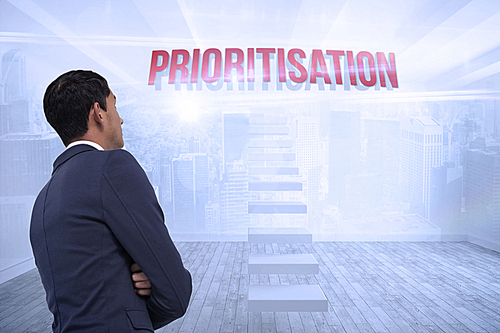 Prioritisation against city scene in a room | 유토이미지 | 상세페이지 | 베이직샵 | 사진 ...