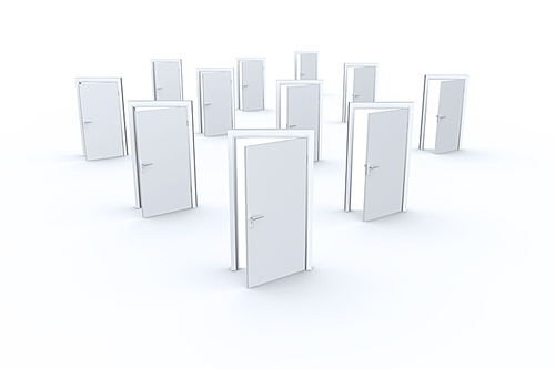 유토이미지 | Many doors opening