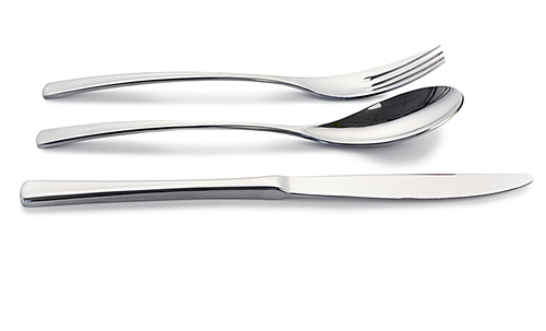 유토이미지 | Horizontal cultery on a white background