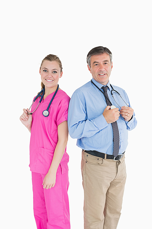 유토이미지 | Two doctors standing together