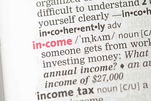 유토이미지 | Income definition
