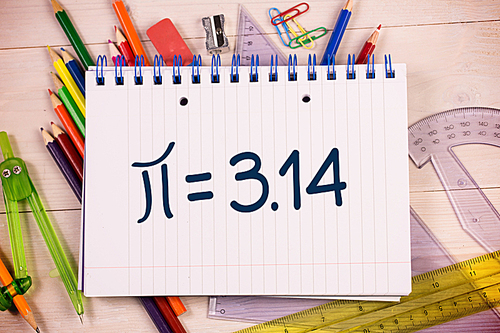 유토이미지 | Composite image of pie on notepad