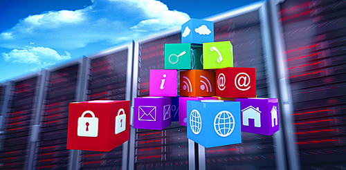 Composite image of pile of apps | 유토이미지 | 상세페이지 | 베이직샵 | 사진 | 18798059