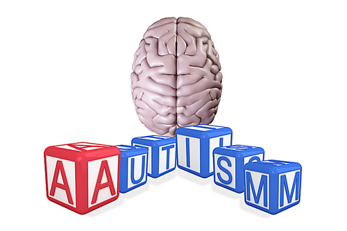 Composite image of autism building blocks | 유토이미지 | 상세페이지 | 베이직샵 | 사진 ...