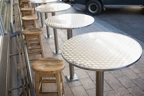Stylish bar stool with table at the bakery | 유토이미지 | 상세페이지 | 베이직샵 | 사진 ...