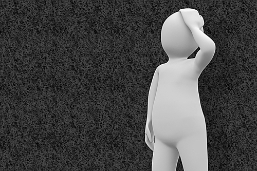 Composite image of white character thinking | 유토이미지 | 상세페이지 | 베이직샵 | 사진 ...