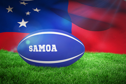 유토이미지 | Composite image of samoa rugby ball