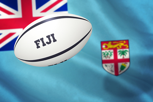 유토이미지 | Composite image of fiji rugby ball