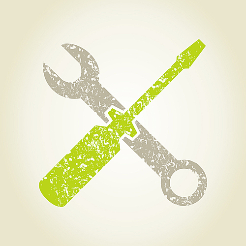 Key and screw-driver icon. A vector illustration | 유토이미지 | 상세페이지 | 베이직샵 ...