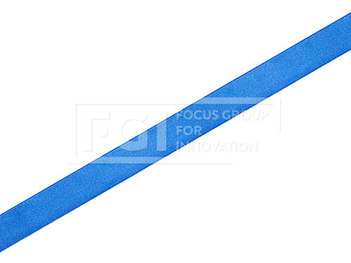 유토이미지 | straight blue ribbon|isolated on white