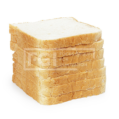 유토이미지 | seven slices of toast bread in stack|isolated on white