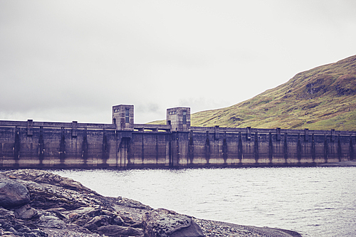 유토이미지 | Hydro dam in the Scottish Highlands