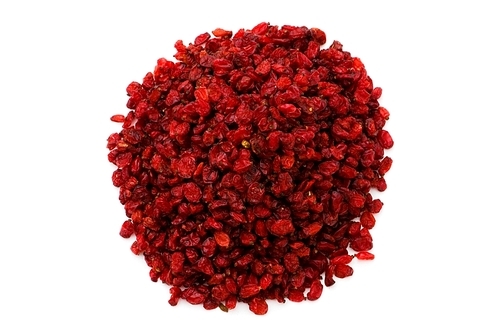 유토이미지 | Red raisins isolated on the white background