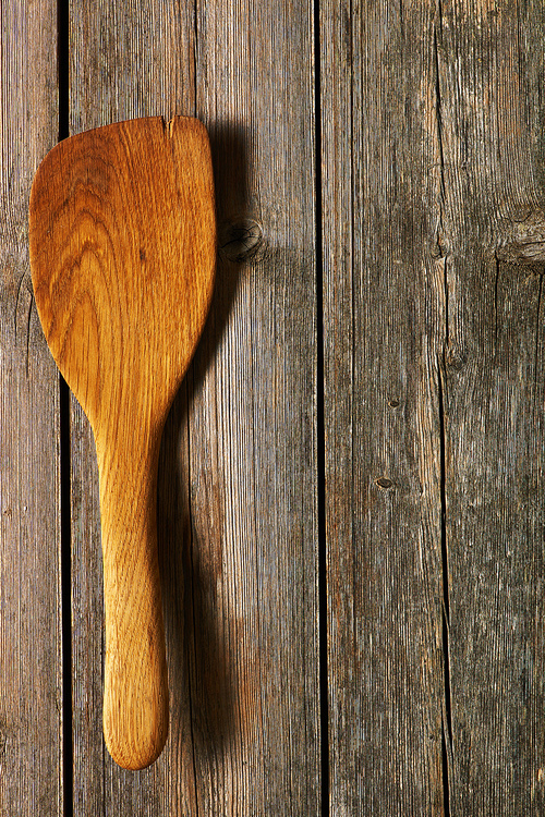 Wooden spatula on rustic background | 유토이미지 | 상세페이지 | 베이직샵 | 사진 | 20258881