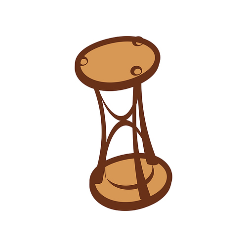 유토이미지 | Hourglass isolated sand clock. Vector device measuring time ...