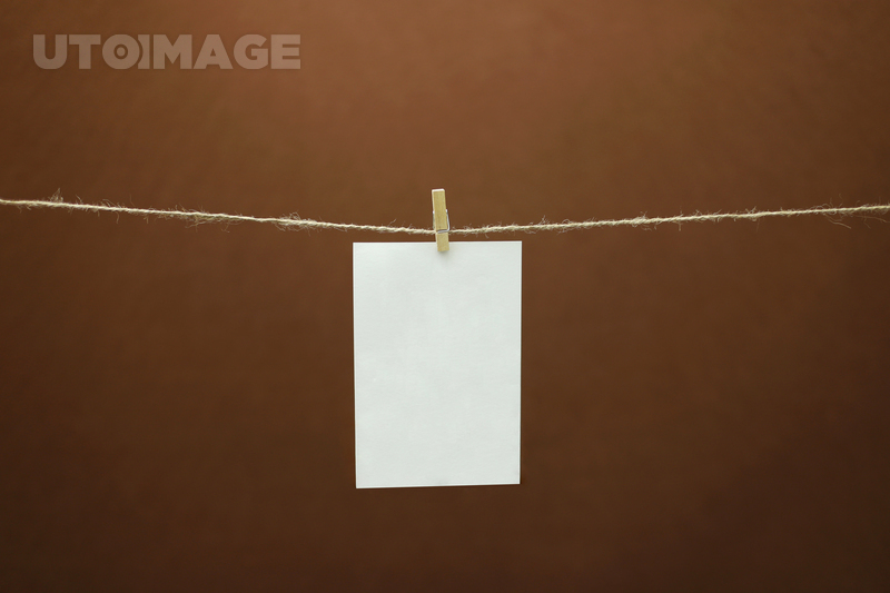 유토이미지 | 집게 고정 메모노트