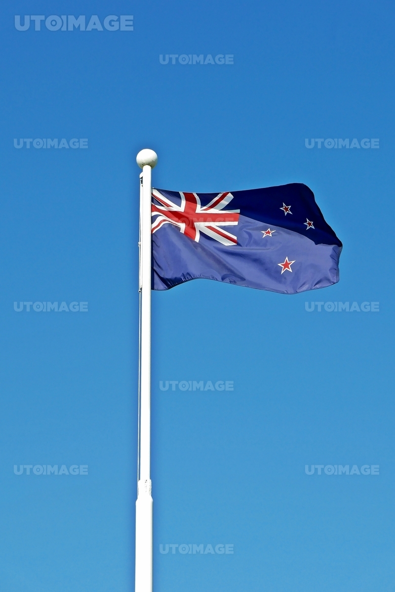 나라를 상징하는 각 국가의 국기,뉴질랜드 | 유토이미지 | 상세페이지 | 베이직샵 | 사진 | 20702864