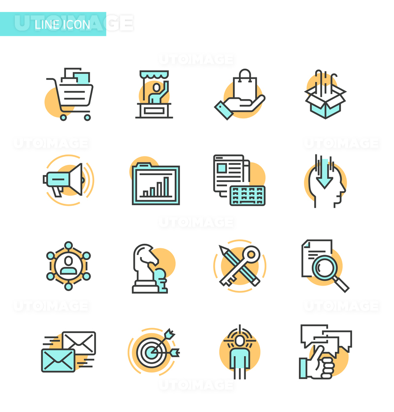 라인아이콘 014 | 유토이미지 | 상세페이지 | 베이직샵 | 아이콘 | 20415820