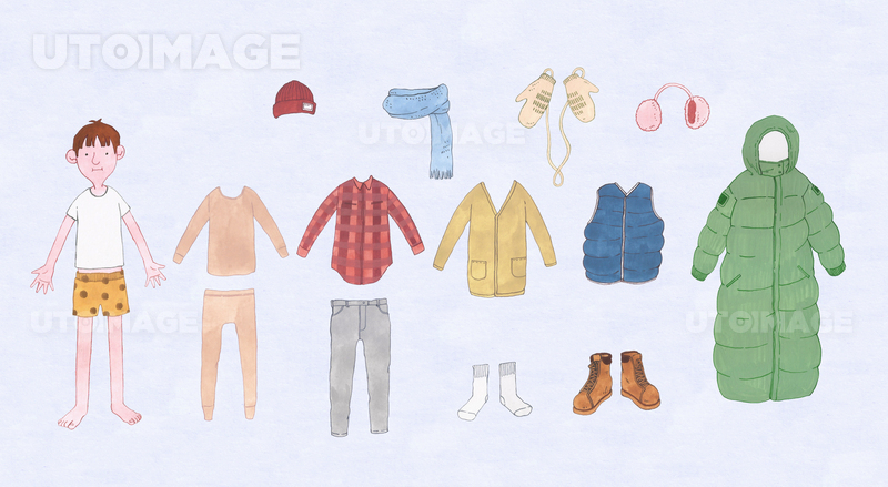 겨울추위 005 | 유토이미지 | 상세페이지 | 베이직샵 | 일러스트 | 21008653