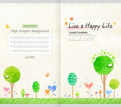Spring Brochure Background | 유토이미지 | 상세페이지 | 베이직샵 | 일러스트 | 20832137