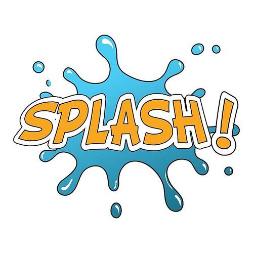 유토이미지 | comic effect splash