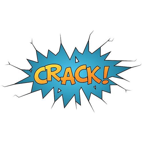 유토이미지 | comic effect crack