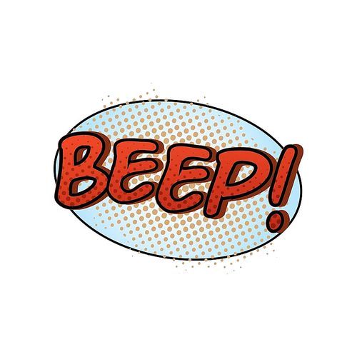comic effect beep | 유토이미지 | 상세페이지 | 베이직샵 | 일러스트 | 20622825