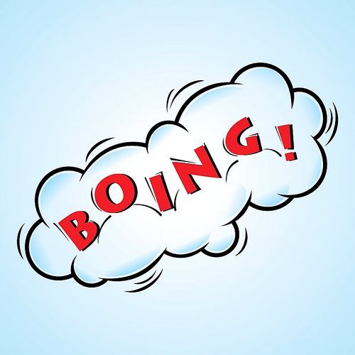 유토이미지 | comic effect boing