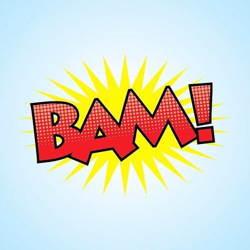 유토이미지 | comic effect bam