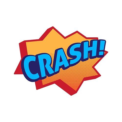 유토이미지 | comic effect crash