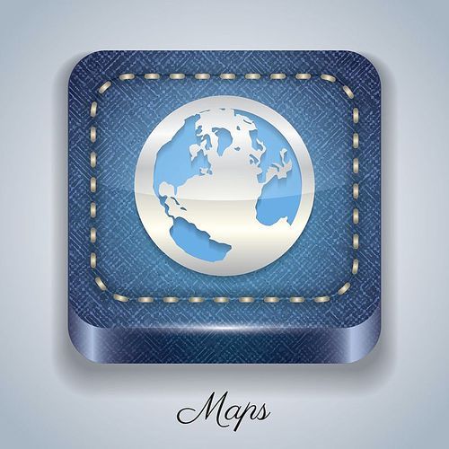 유토이미지 | maps button