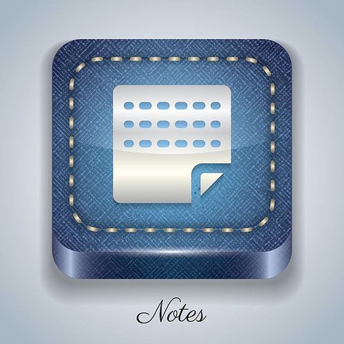 유토이미지 | notes button