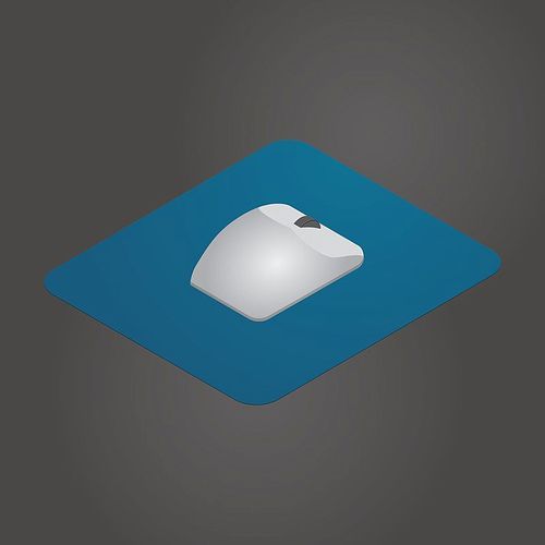 유토이미지 | isometric computer mouse