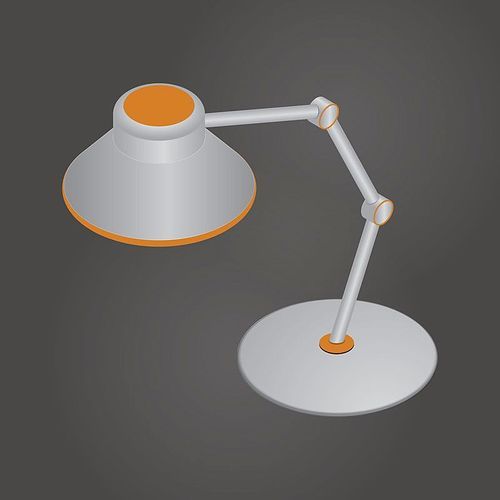 유토이미지 | isometric desk lamp