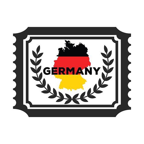 유토이미지 | germany post stamp