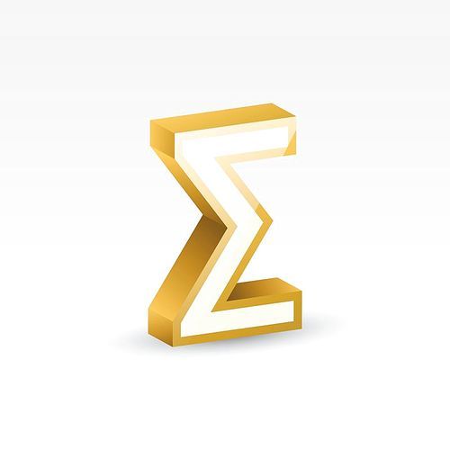 유토이미지 | sigma symbol