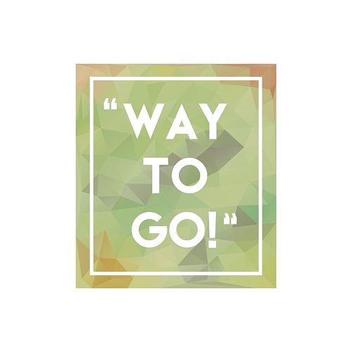 유토이미지 | way to go label