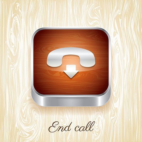 유토이미지 | end call button