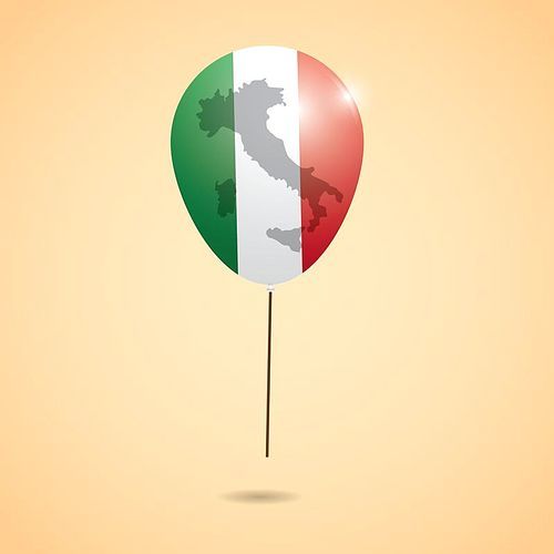 italy flag balloon | 유토이미지 | 상세페이지 | 베이직샵 | 일러스트 | 20654204