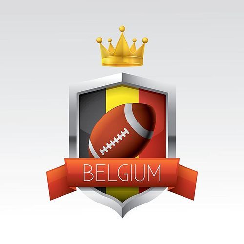 belgium flag with rugby ball | 유토이미지 | 상세페이지 | 베이직샵 | 일러스트 | 20654294